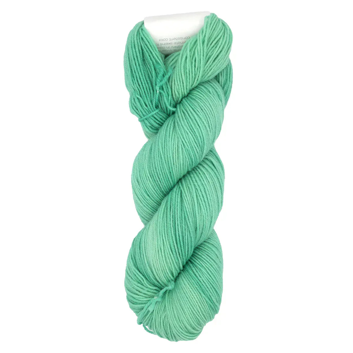 Cicada Green - Semisolid Spruce Fingering Yarn | Round Mountain Fibers