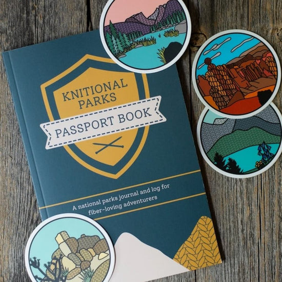 Parks Knitional Passport Book with 63 Pages and Stickers