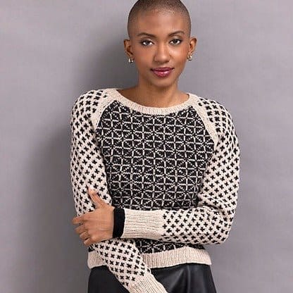 Size US 25mm Gytha Sweater Pattern with Needles