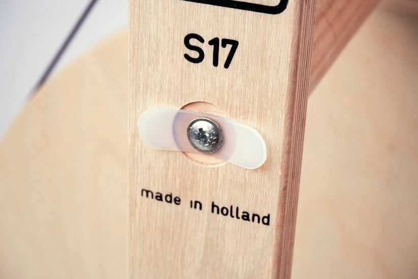 S17 Spinning Wheel with Clear Lacquered Bobbins