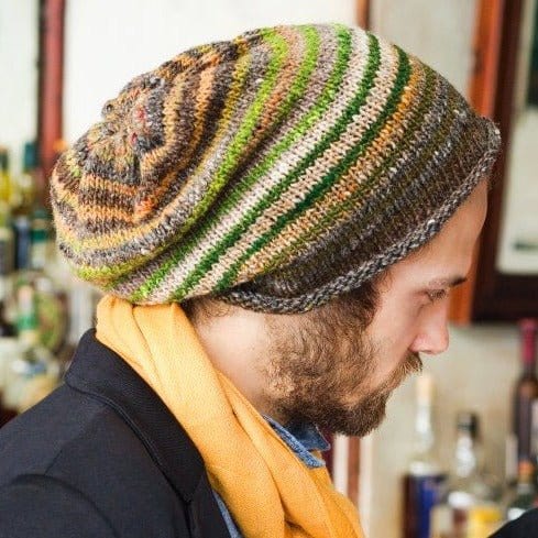 Noro | Man's Slouchy Hat Pattern | Paradise Fibers | From $5.00