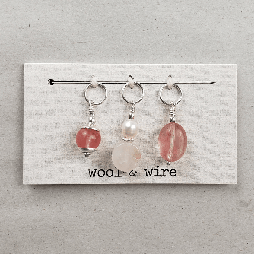 Wool and Wire Stitch Marker Set | Paradise Fibers | From $29.99