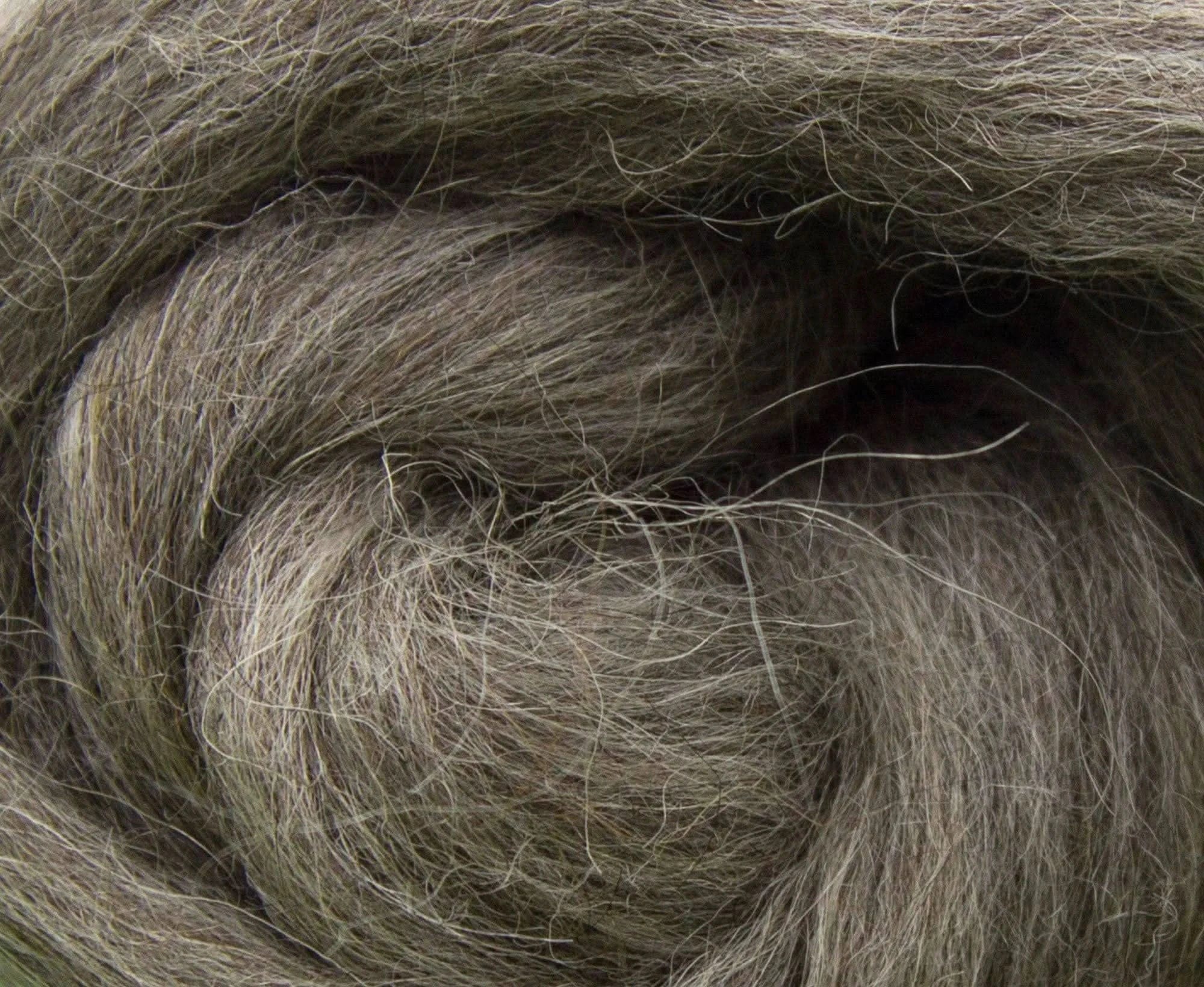 Paradise Fibers Icelandic Wool Top - Dark Grey