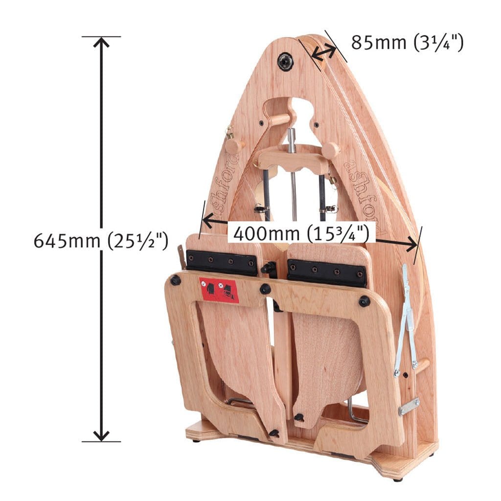 Ashford Joy 2 Spinning Wheel - Single & Double Treadle