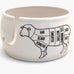 Yarn Bowl Ceramic Sheep Parts - Wide and Durable Design