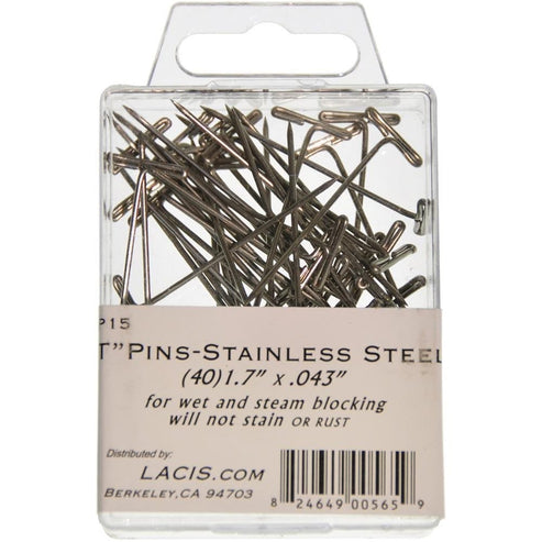 Lacis T-Pins - Rust-Resistant Stainless Steel Pins